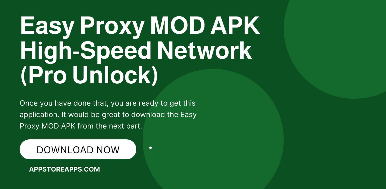 Easy Proxy MOD APK v1.1.2 High-Speed Network (Pro Unlock)